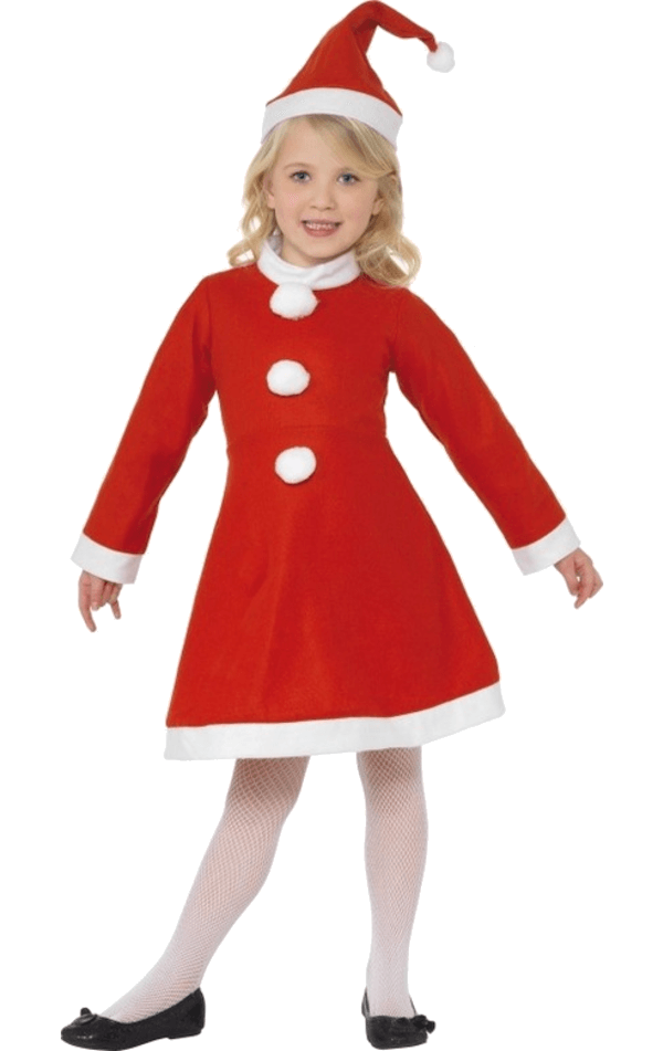 Value Santa Girl Costume – Angels Fancy Dress Warehouse