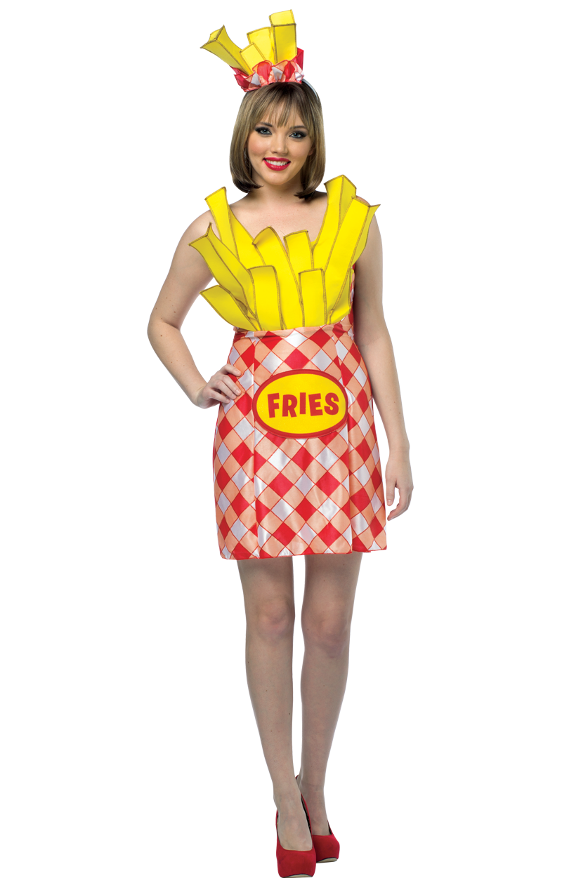 LW French Fries Dress Costume – Angels Fancy Dress Warehouse