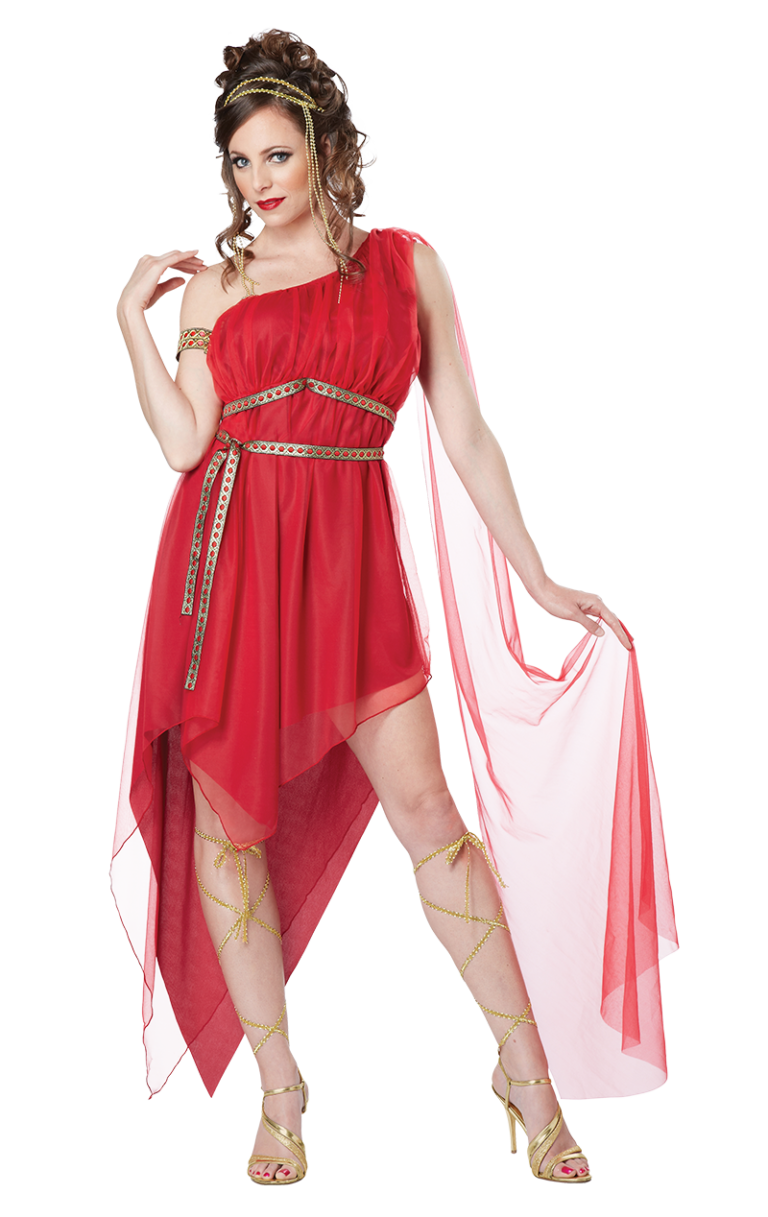 Red Toga Goddess Costume – Angels Fancy Dress Warehouse